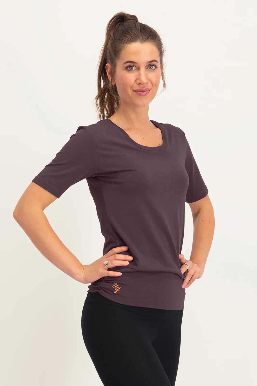 Urban Goddess | Kami Dry-Fit Yoga Top | Berry | Yogakledingonline